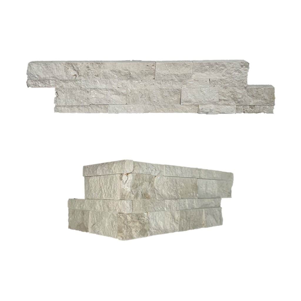 Buy MYRA LIMESTONE 6x24 LEAGER PANEL - Pyramids Tiles And Stone